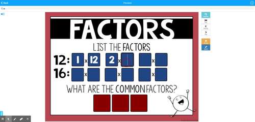Boom Cards 4th Grade Math Factors | Digital Task Cards | Distance Learning