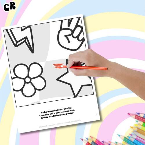 3rd Grade is Groovy! ☮︎ Back to School ☮︎ Collaborative Poster ☮ ...