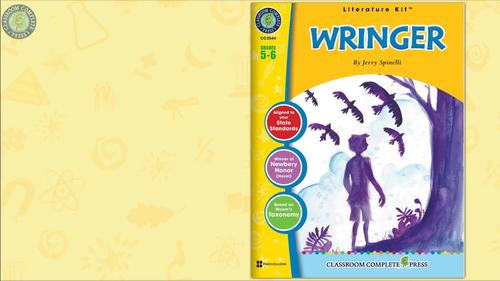 Wringer - Literature Kit Gr. 5-6 by Classroom Complete Press | TpT