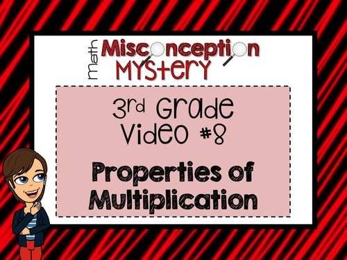 3rd Grade Math Mystery | #8: Properties of Multiplication | DISTANCE ...