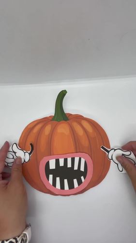 Build a Pumpkin with core words and early language | Fall | body parts
