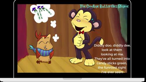 Art, Dance, Drama and Music Lessons - Carl Chimp Has Butterflies