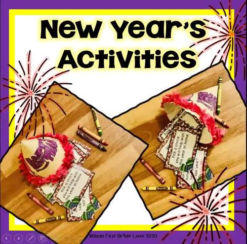 New Years Activities First Grade by Robin Wilson First Grade Love