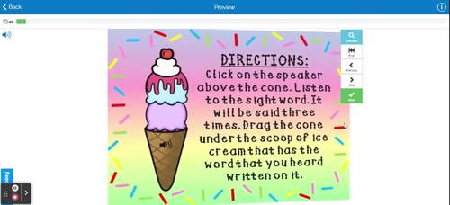 Identifying Sight Words Pre-K pre-primer Level Boom Cards™ | TPT