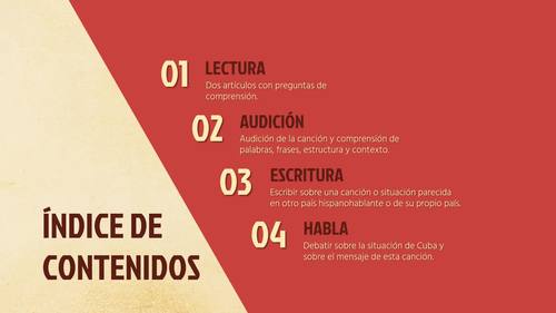 AP Spanish – Patria y Vida, una canción protesta (Práctica Integral).