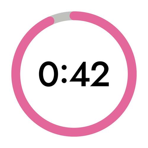 Visual Countdown Timers for Slides BUNDLE - White and Black Background