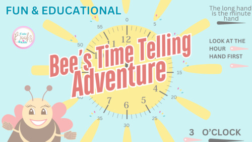 Bee's Time-Telling Adventure Video | Teach Kids How to Tell Time