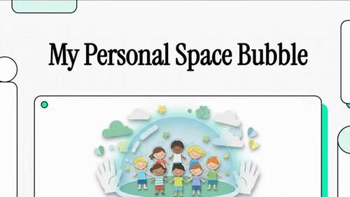 Personal Space Social Story Worksheet – My Bubble Social Skills ...