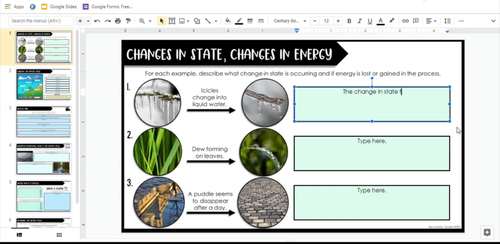 The Water Cycle Google Slides™ and Print Activities by Secondary Sparks