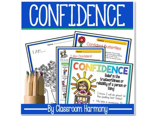 CONFIDENCE BUILDING Social Emotional Learning Lessons / Self-Esteem