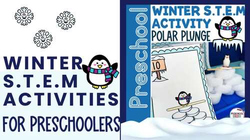 Winter S.T.E.M Activities for Preschoolers - POLAR PLUNGE by Preschool SOS