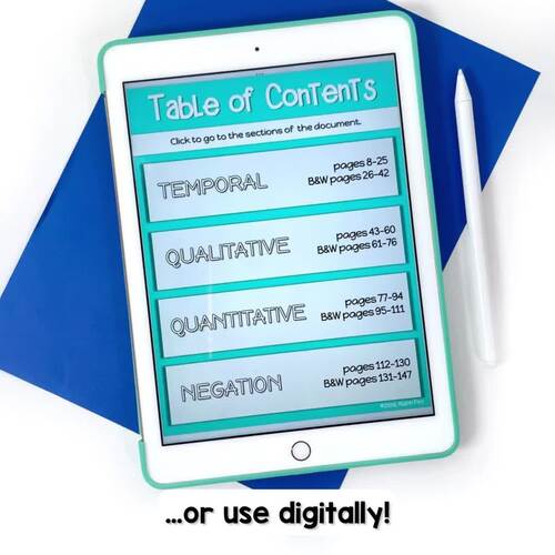 Basic Concepts Speech Therapy Bundle NO PREP Worksheets by Allison Fors