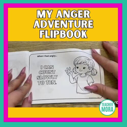 Anger Management Flipbook | SEL Self-Regulation & Coping Skills | Feel ...