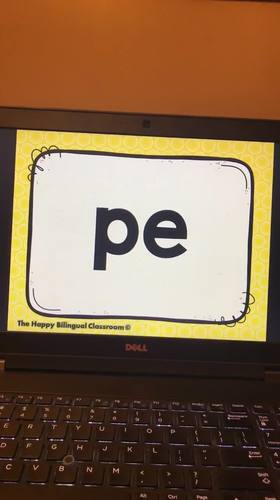 Training and Learning Silabas simples y, q, c, ñ, Ch Video Slideshow