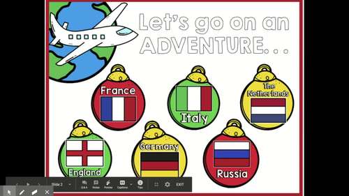 Digital Christmas Around the World | Distance Learning | Google Slides