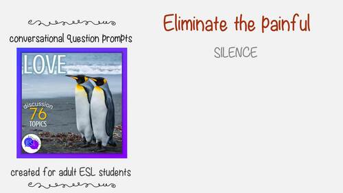 Love ADULT ESL Conversation Topics by Rike Neville | TPT