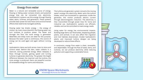 Energy from Water – Hydroelectric Power & Fishbone (Ishikawa) Summary ...