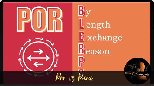 Por vs Para PowerPoint Lesson by SinginSeñorita | TPT