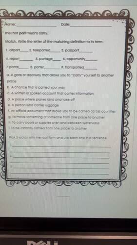 Morpheme Magic-Roots Assessment/ Extra Practice Pages by Clever Classroom