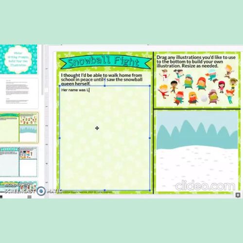 Dollar Deal Digital Resource Winter Writing Prompt and Build Your ...