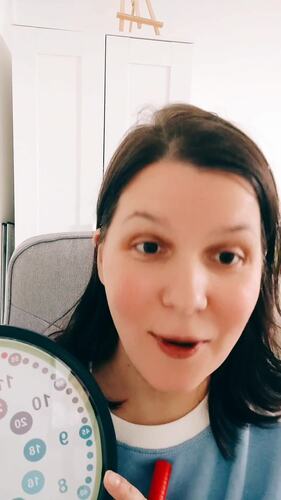 Times Tables Prompt Clock / Clockface template for struggling learners