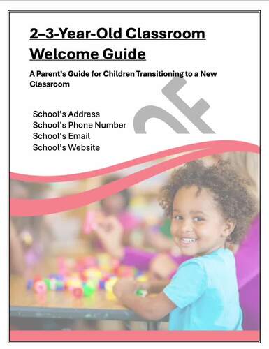 Welcome to the 2- to 3-Year-Old Classroom by Admin 4 You | TPT