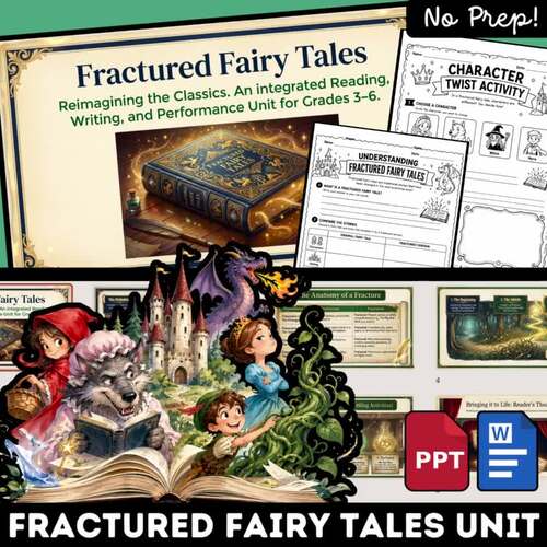 Fractured Fairy Tales Activities Grade 3-6 Readers Theater Scripts ...