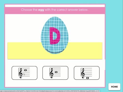Easter Egg Note Hunt | Treble Clef | Digital Music Game | TPT