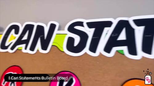 Editable I CAN Statements, Goals, Learning Objectives, Standards ...