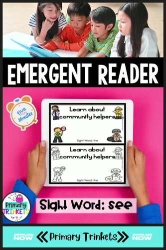 "THE" Emergent Readers Book by Primary Trinkets | TPT