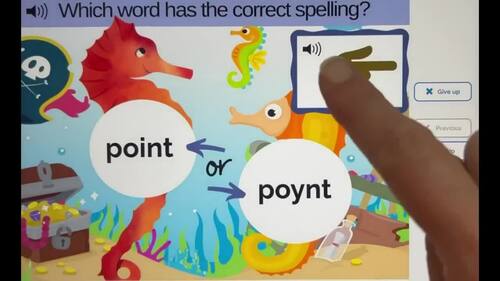 OY OI Diphthong Practice Digital Boom™ Game - Vowel Teams Spelling Rules
