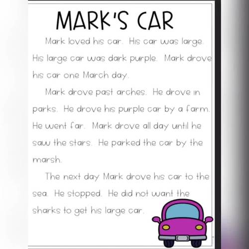 Decodable Comprehension Passages R-Controlled Vowels Science of Reading