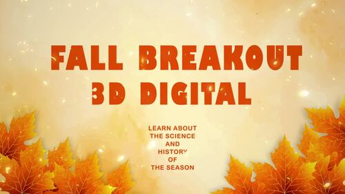 FALL BREAKOUT DIGITAL 360 VIRTUAL REALITY STEM by K's Digital Store