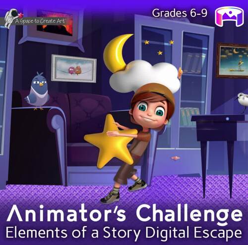 Elements of a Story Escape Room, ELA Digital Escape: Middle School Escape