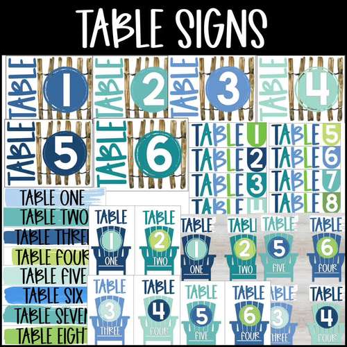 Beach Classroom Decor BUNDLE by First Grade Roars | TpT