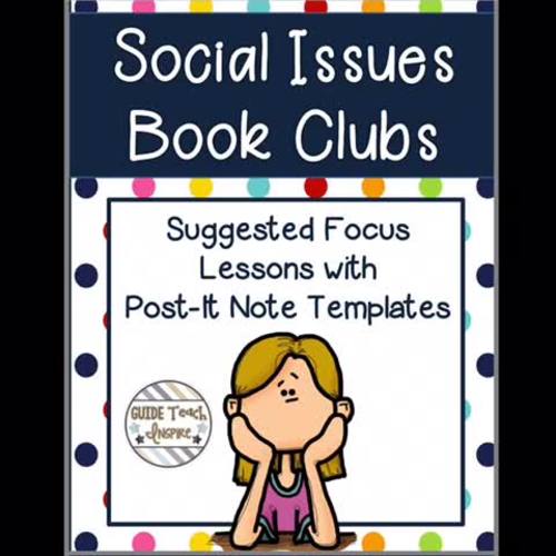 Social Issues Book Clubs with Daily Discussion Prompts by Guide Teach ...