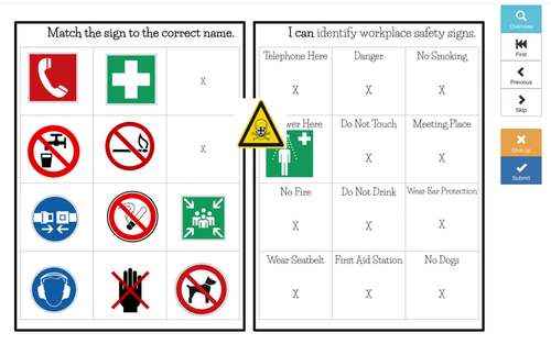 Digital Safety Signs Workbook - Boom Cards by the small but mighty teacher