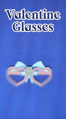 Valentine Heart Glasses by Craftytopia Creations | TPT