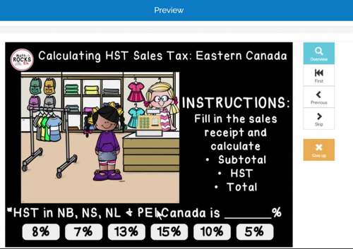 Calculating Cost on goods in Eastern Canada HST NB NS NL and PEI ...
