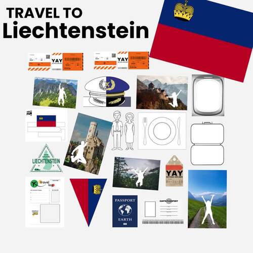 Travel to Liechtenstein! – Printable Pretend Travel Activity for Kids