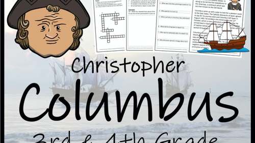 Christopher Columbus Close Reading Comprehension Activity | 3rd & 4th Grade