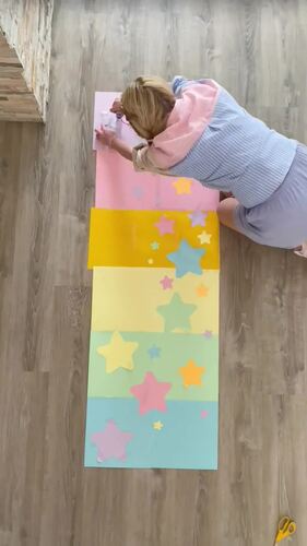 PASTEL DOOR DISPLAY / SHINE BRIGHT STUDENT STARS QUOTE by The Young ...