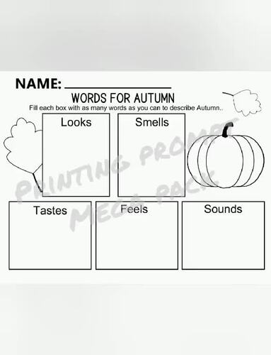 Autumn Fall Writing 70 Worksheets Activities Coloring Pages Writing Prompts