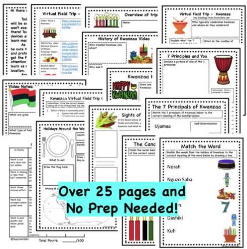 Holidays and Christmas Around the World Virtual Field Trip Kwanzaa