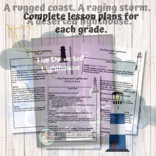 Deserted Lighthouse:Fiction story, nonfiction passages, printables ...