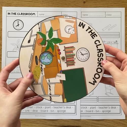 IN THE CLASSROOM - Vocabulary Wheel by My Teaching Factory | TPT