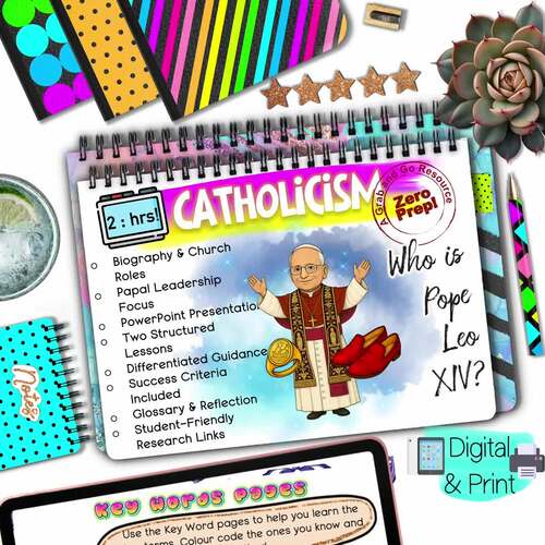 Pope Leo XIV Research Project | Papal Conclave Lesson & Catholic Leadership