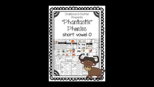 "Phantastic Phonics" short O (small group, games, worksheets, spelling ...