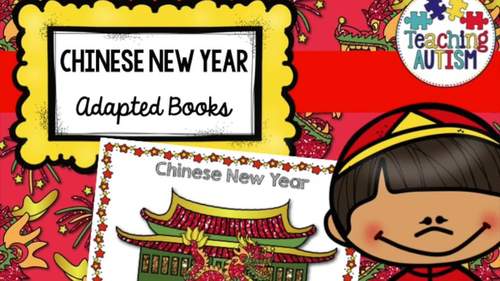 Lunar New Year Adapted Books for Special Education by Teaching Autism
