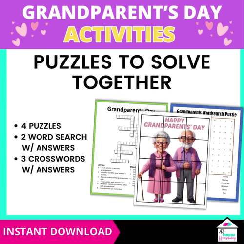Grandparents Day Craft, Grandparents Day Activity Pack, Grandparents ...